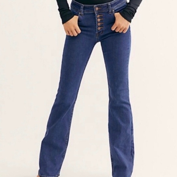 We The Free | Pants & Jumpsuits | We The Free Exposed Button Fly High ...